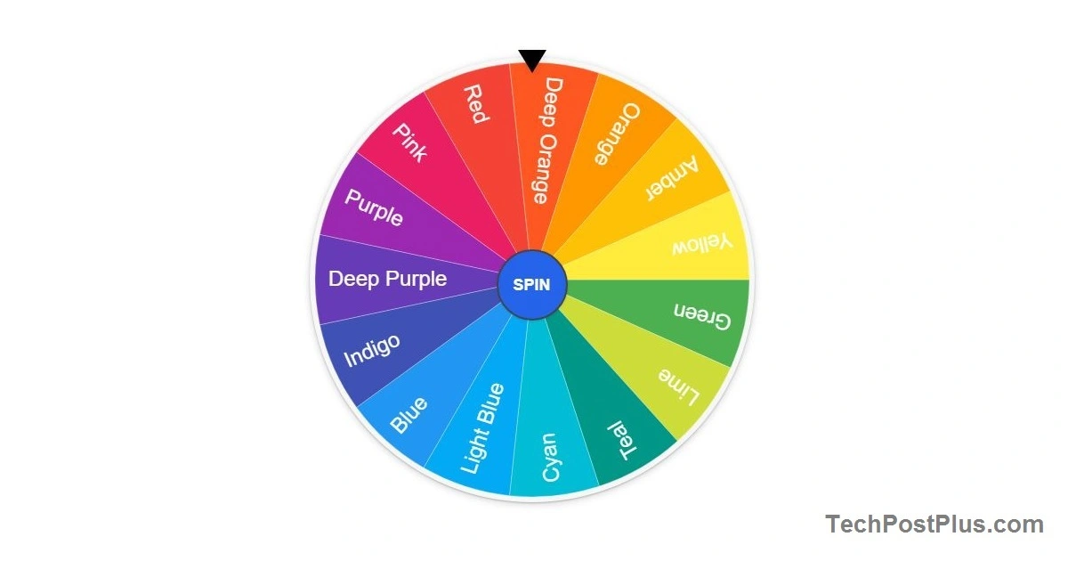 Wheel of Colours - Picker Wheel